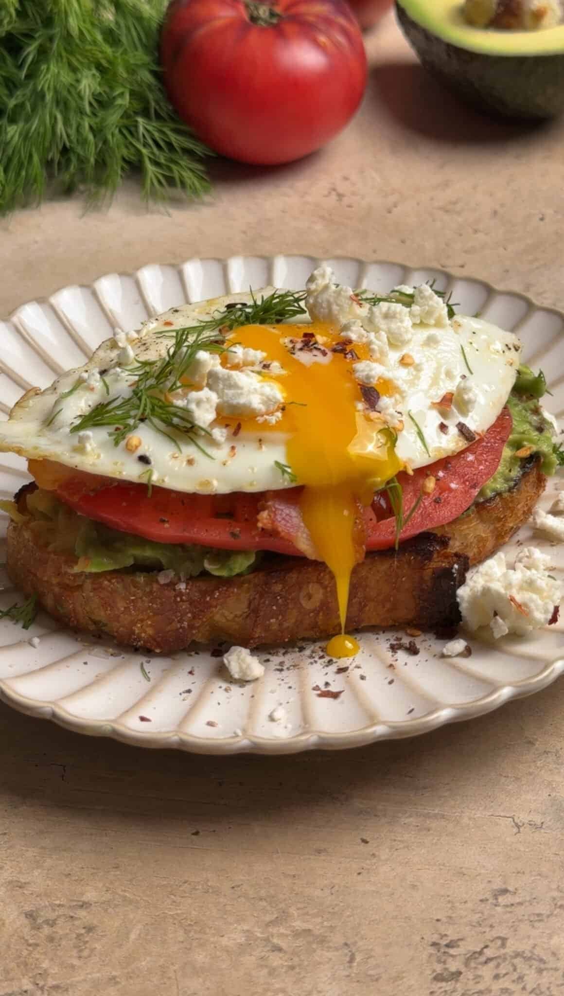 The Best Breakfast Toast You’ll Ever Make - Kateryna's Cafe